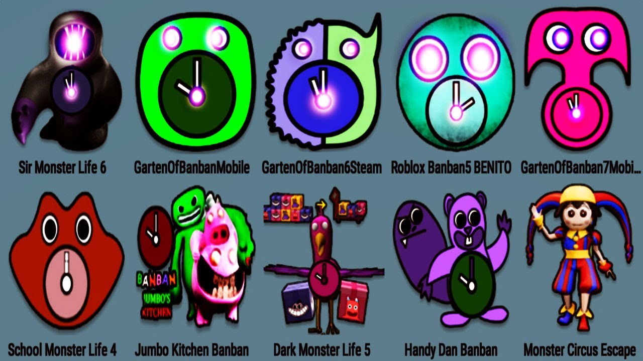 Sir BAN Monster Life 6 Update, Banban Mobile 1+6+7,School Monster 4 ...