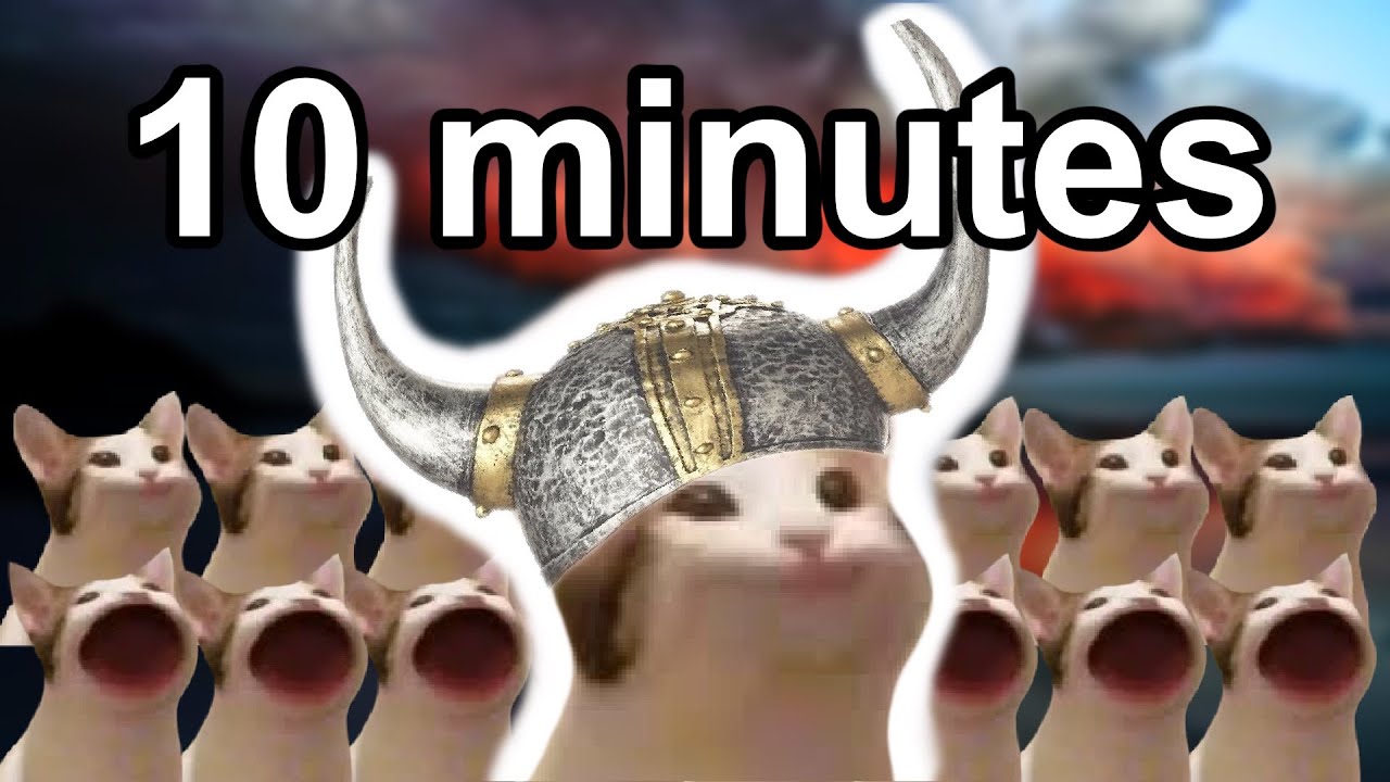 pop cat in the hall of the mountain king for 10 minutes - YouTube