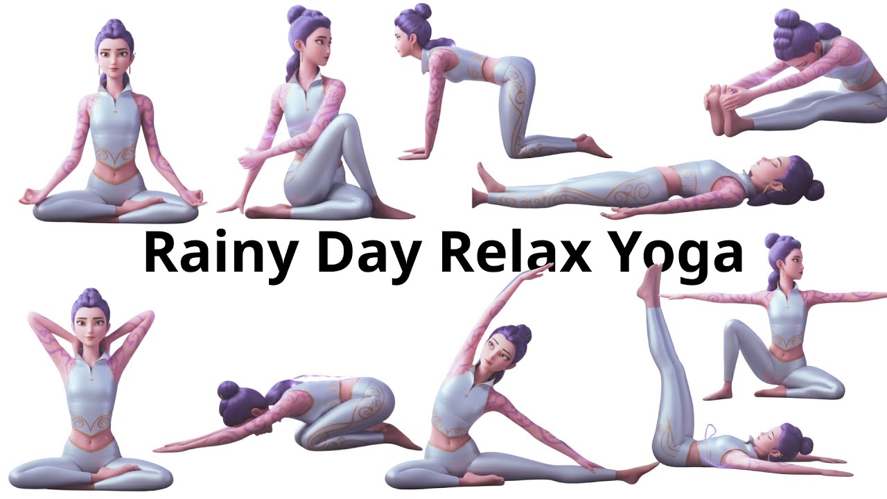 Rainy Day Yoga for Kids | Calm, Cozy & Relaxing Indoor Routine - YouTube