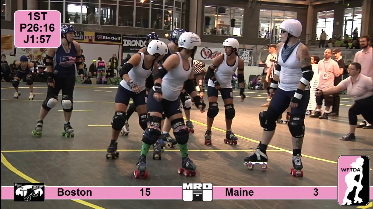 Maine Roller Derby vs Boston Derby Dames - 2011 East Region Playoffs ...