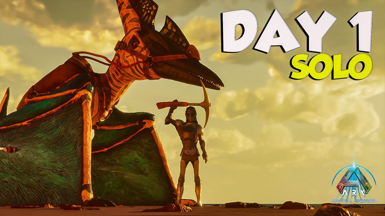 First Look at ARK Survival Ascended - Killing all the beach bobs - YouTube