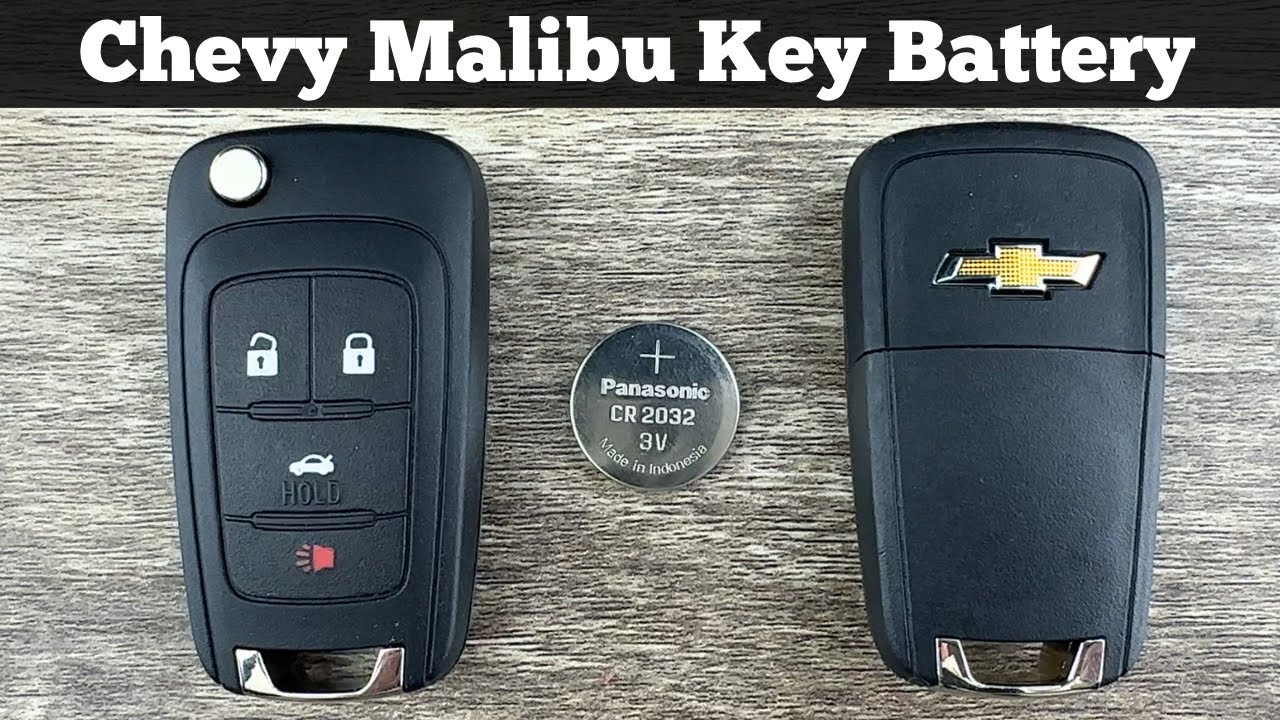 How To Replace CHEVY MALIBU Key Fob Battery 2013 - 2016 Change ...