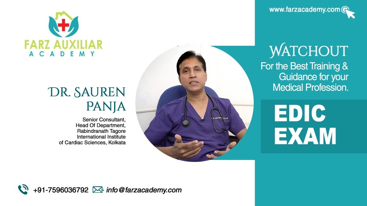 EDIC Exam Preparation | Expert Guide by Dr. Dr Sauren Panja | Farz ...