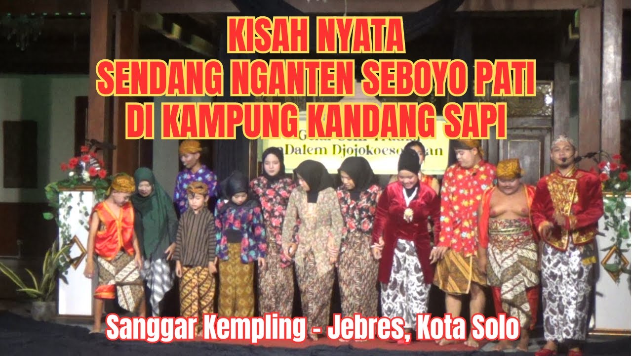 Kisah Nyata Sendang Nganten Saboyo Pati di Gelar Seni Tradisi Lisan ...