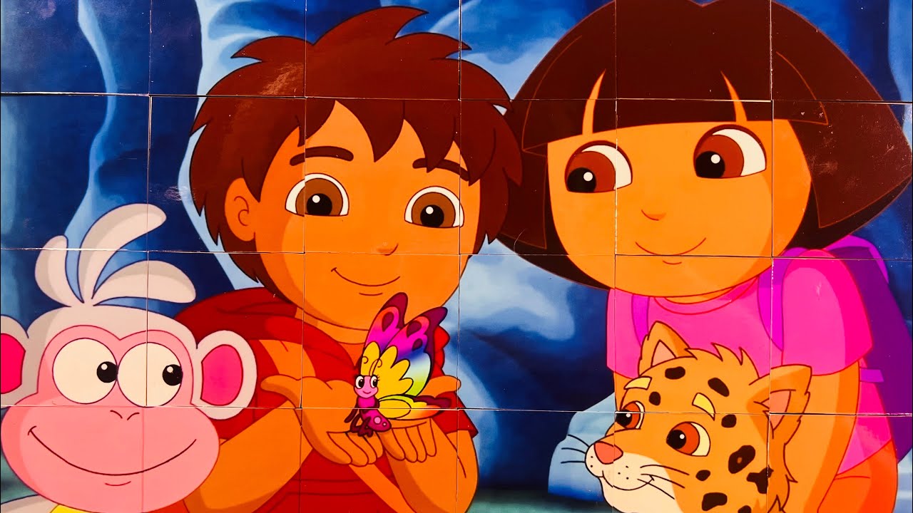 Dora the Explorer Jigsaw Puzzle for Kids 🎈🌈 - YouTube