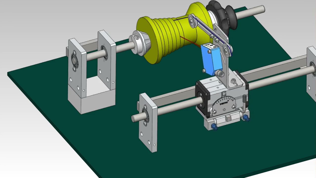 Uhing 產品介紹 無牙螺桿 固定式 可調式無牙螺桿 心軸鎖 繞線機 收線機 - 翔盛 SOARTECH Uhing台灣 - YouTube