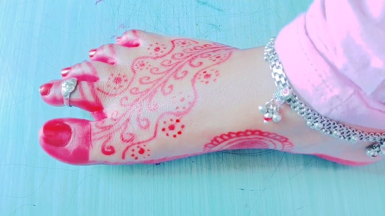 simple mahavar design || Easy mahavar design || best mehandi design ...