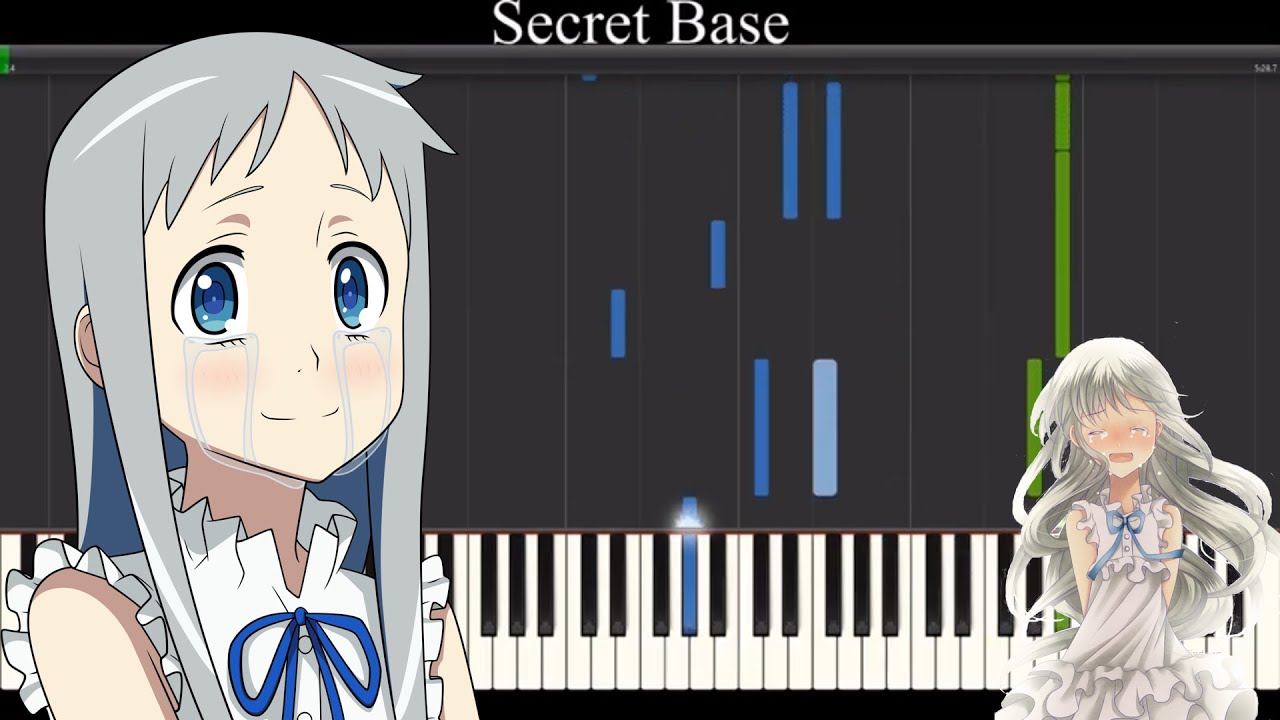 Secret Base - AnoHana - Kimi ga Kureta Mono [ Piano Tutorial] - YouTube