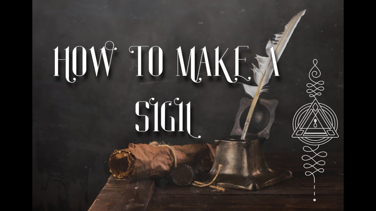 How to Make a Sigil - An Easy Way to Create a Magical Seal - YouTube
