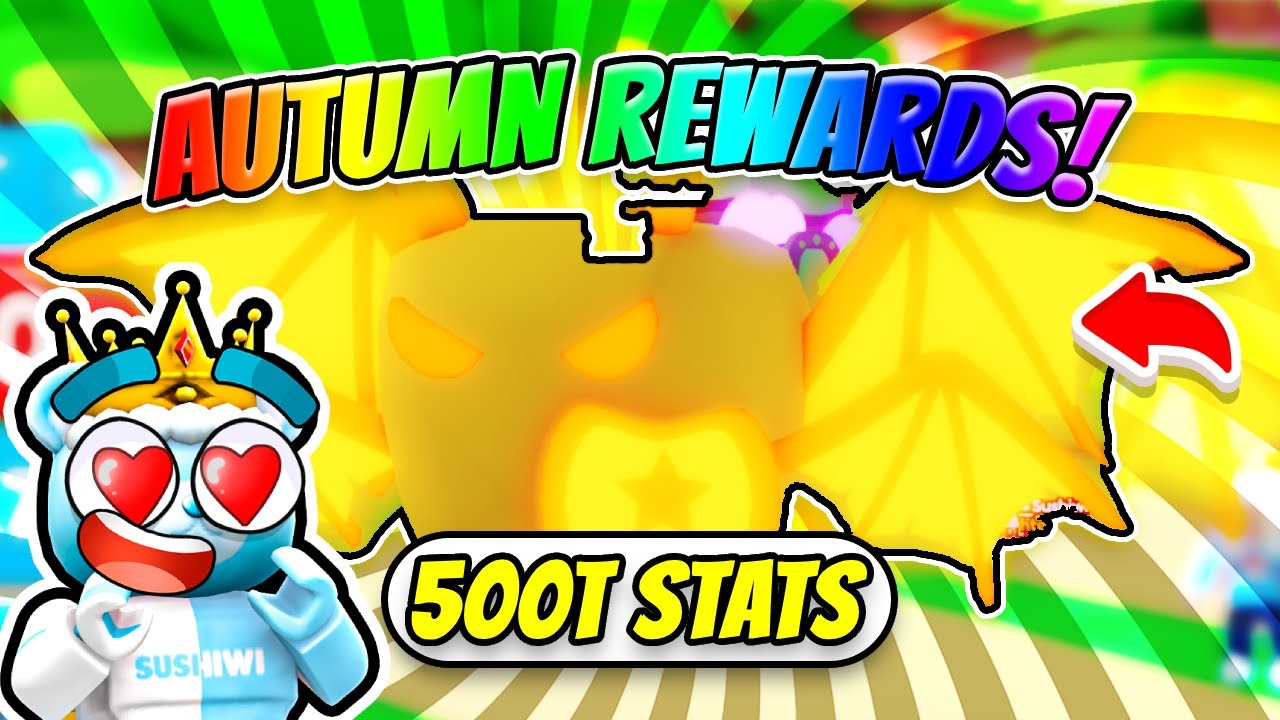 🍁 I COMPLETED *AUTUMN REWARDS* UPDATE 🍂 INSANE OP PET! (Divine Tappers ...