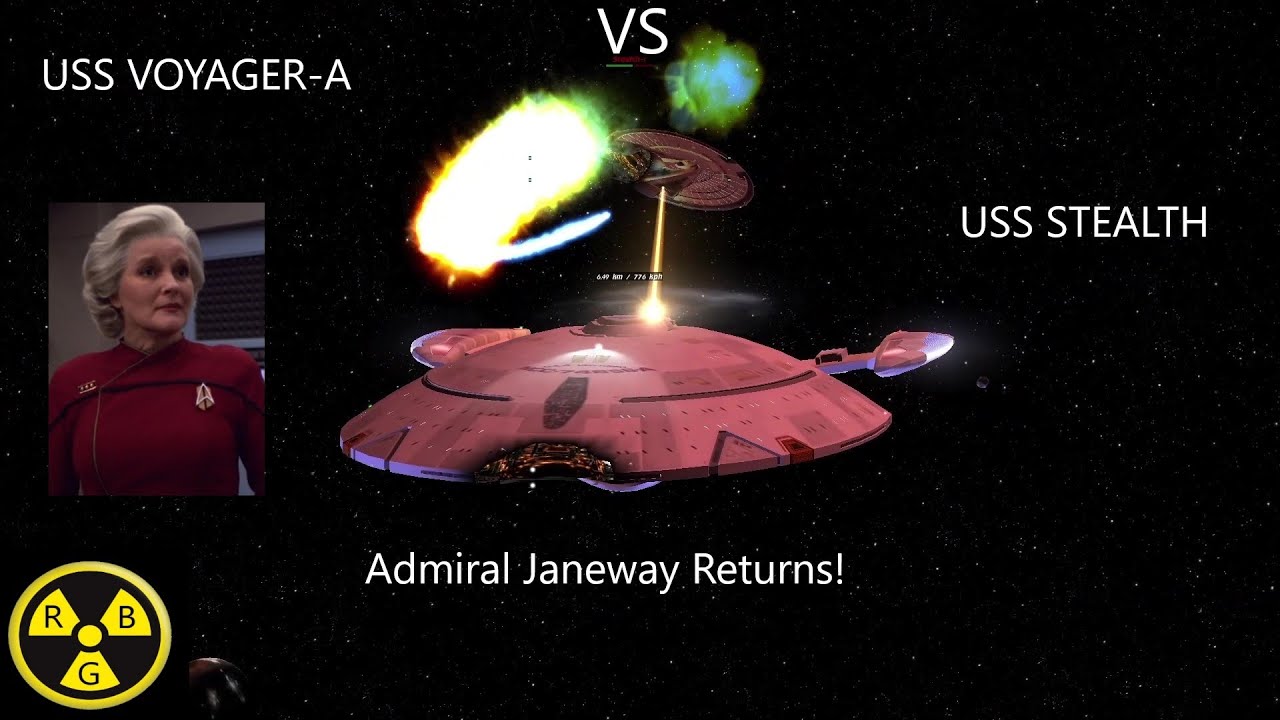 USS Voyager A USS Stealth | Admiral Janeway Returns | Star Trek Ship ...