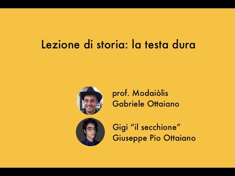 Lezione di storia: La testa dura - vetrioloblog - YouTube