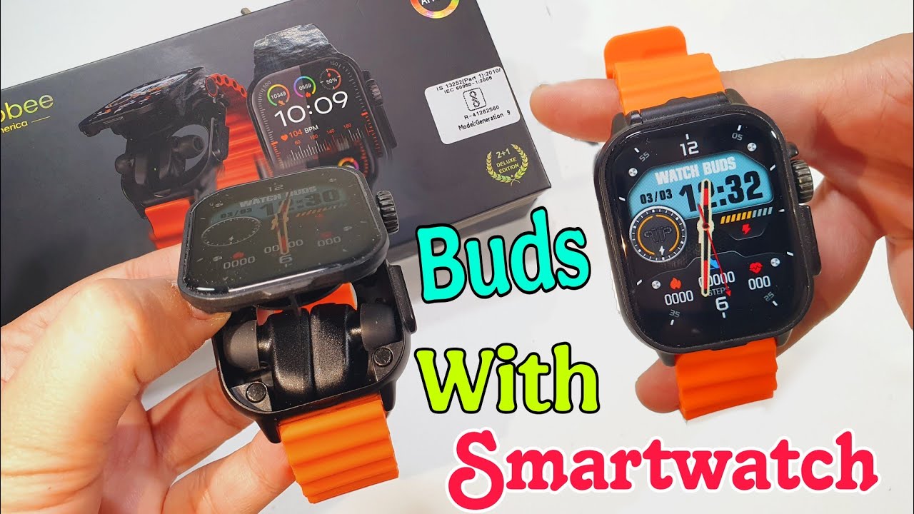 2 in 1 Smartwatch + Earphone | Smartwatch And Earbuds | GT8 Buds ...
