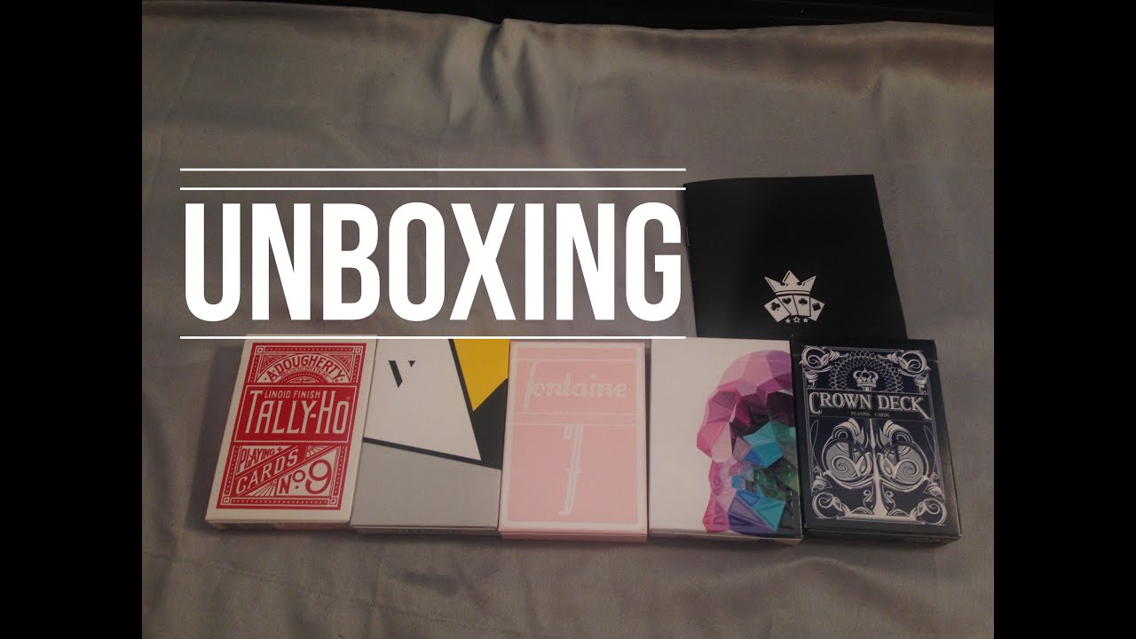 Big card unboxing rareplayingcards.com - YouTube