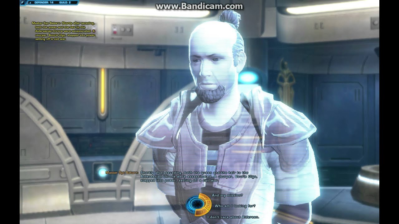 Swtor - Jedi Consular - Diplomacy - ship - YouTube