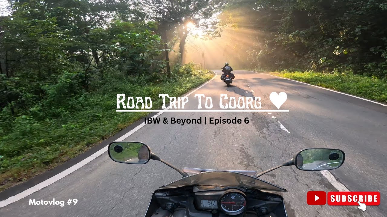 Road trip to Coorg | Coorg on bike | Mangalore to Coorg | IBW & Beyond | Episode 6 - YouTube