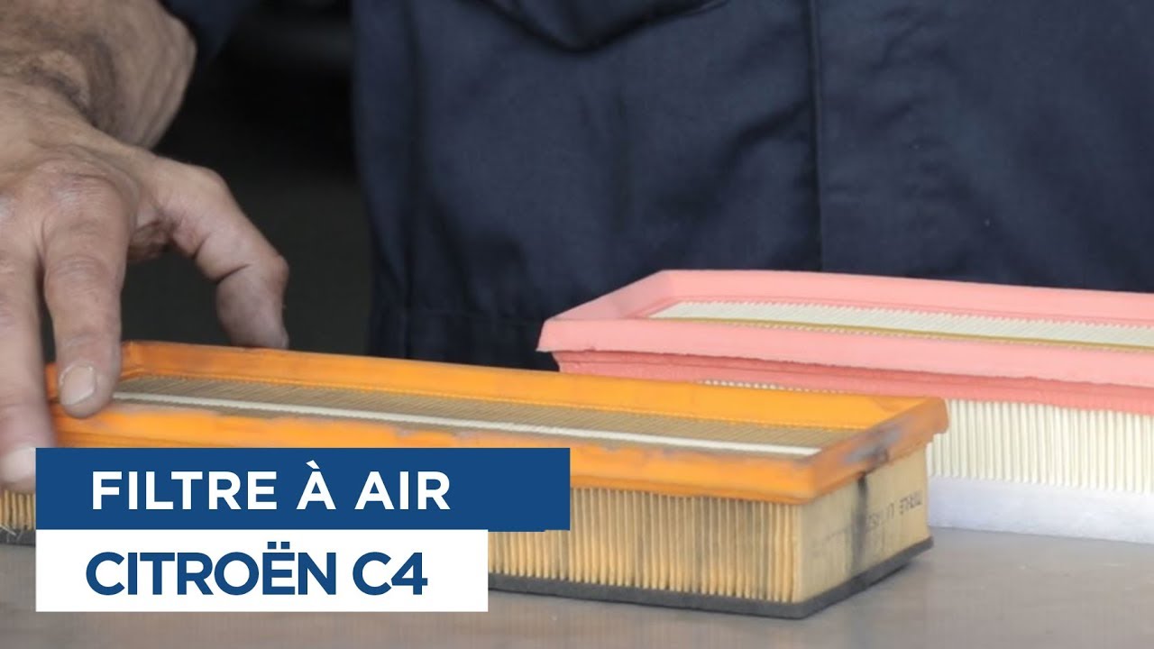 Changer le Filtre à air - Citroën C4 - YouTube