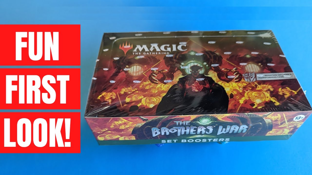 First Look! The Brothers' War Set Booster Box Opening - Ships November ...