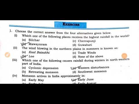 Class 9th Climate chapter 4 Geography Question/answers part 1.1 - YouTube