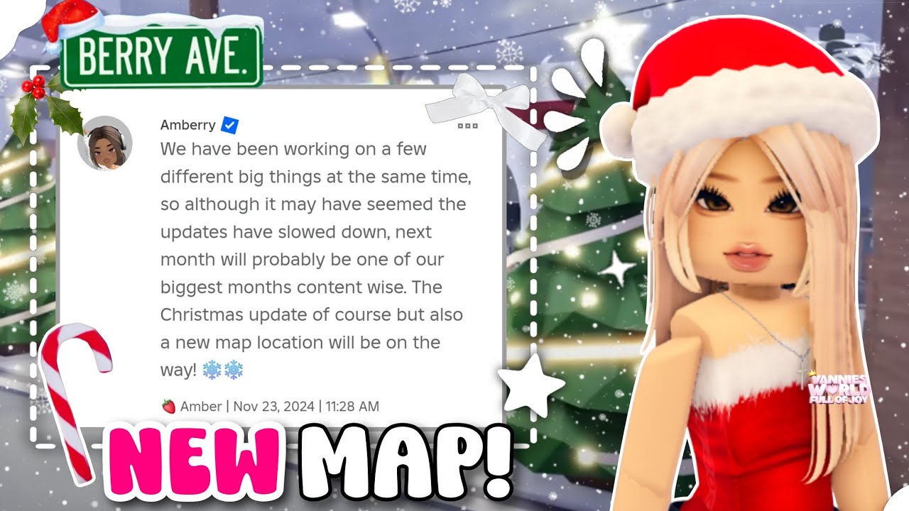 **CONFIRMED** NEW MAP + CHRISTMAS UPDATE IN BERRY AVENUE 🤯🎅 - YouTube