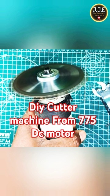 Diy Cutter machine From 775 Dc motor|| iron cutting machine #short # ...
