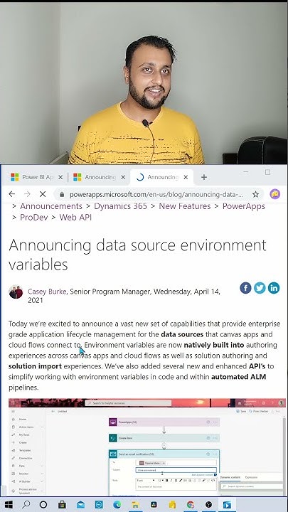 Data Source Environment Variables for Power Apps Canvas App #Shorts - YouTube