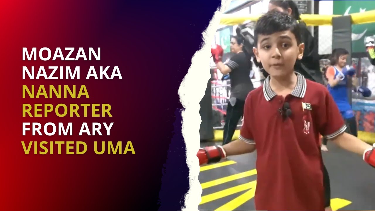 Moazan Nazim AKA Nanna Reporter from ARY visited UMA - YouTube