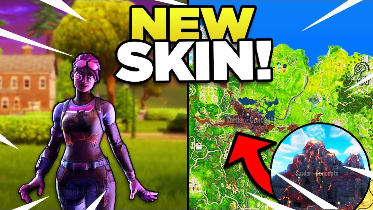 *NEW* Dark Bomber SKIN & Volcano POI LEAK In Fortnite! - YouTube
