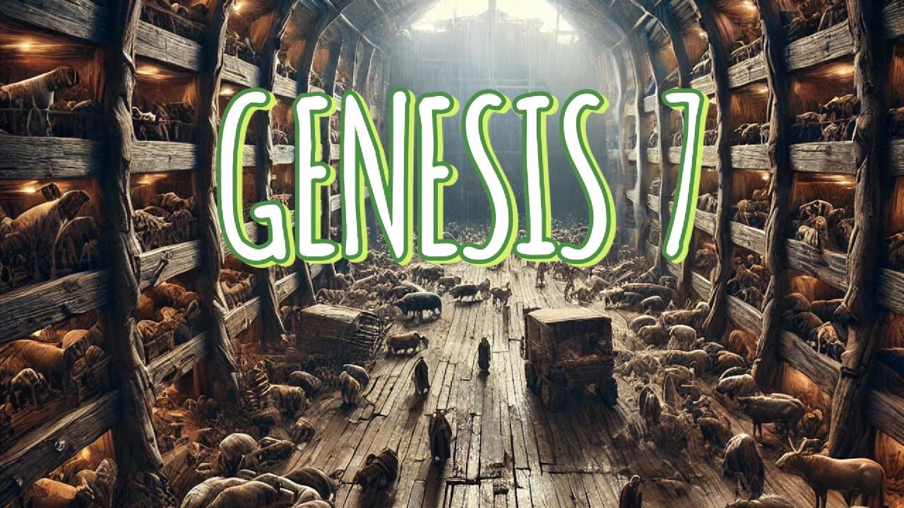 Genesis Chapter 7 #New International Version(NIV)#Animation bible, # ...