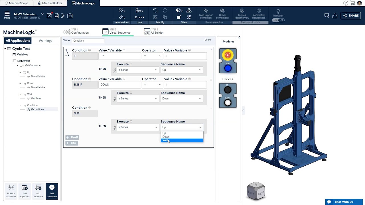 Inputs As Variables And Condition Statements Machinelogic Tutorials