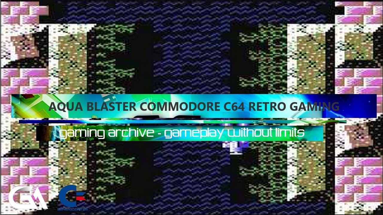 Commodore C64 Aqua Blaster 1990 Retro Gameplay Teaser Arcade Style ...