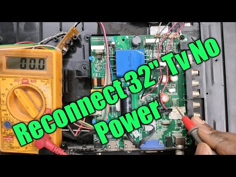 Reconnect 32" tv No Power solutions 🔥🔥 - YouTube