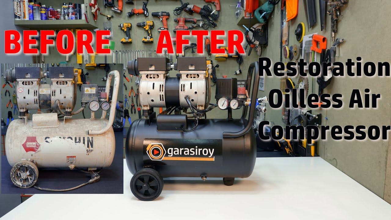 How to Deep Clean the inside of an Air Compressor Tank ! - YouTube