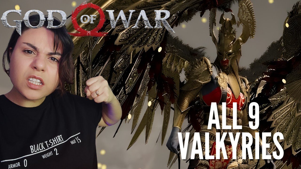 ALL 9 VALKYRIES BOSS FIGHTS - GOD OF WAR / Prove your Valor & God vs ...