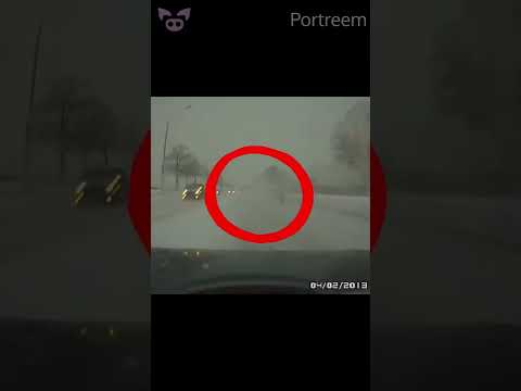 Scary Dashcam Footage Shows Ghost Car! #Shorts - YouTube