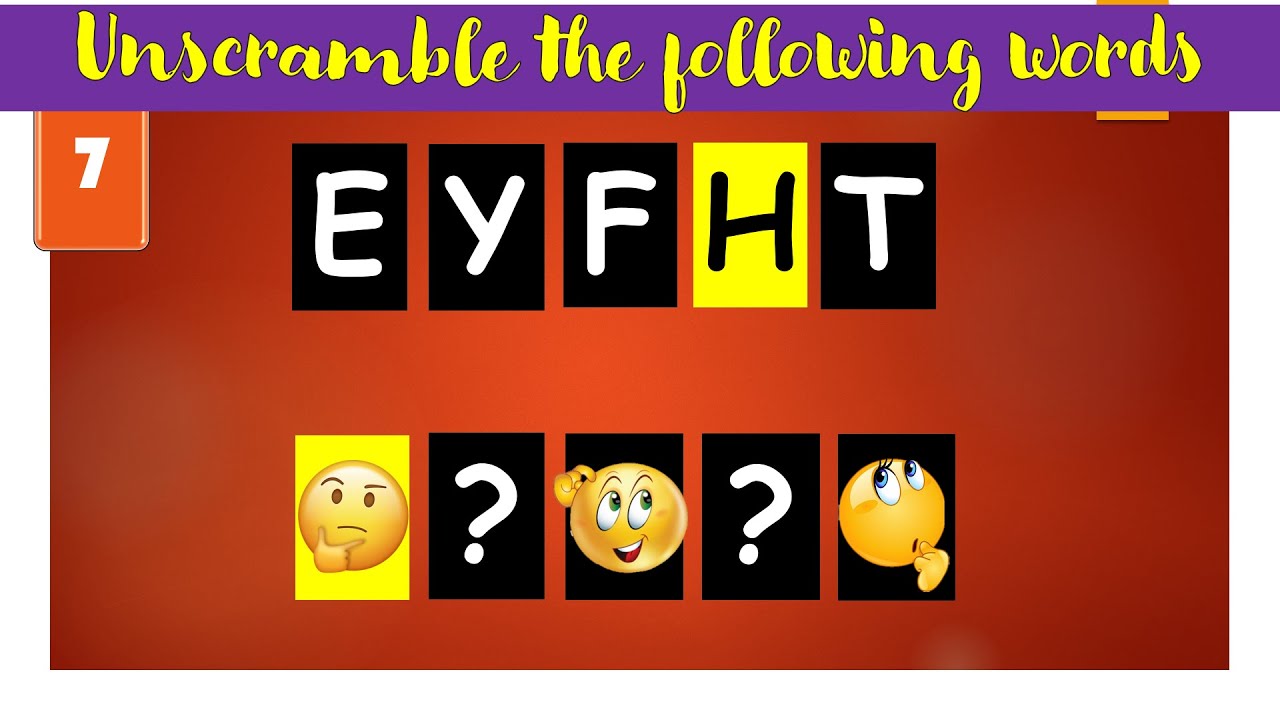 5 Letter Scrambles | Part-V | Few Can Score 20/20 - YouTube