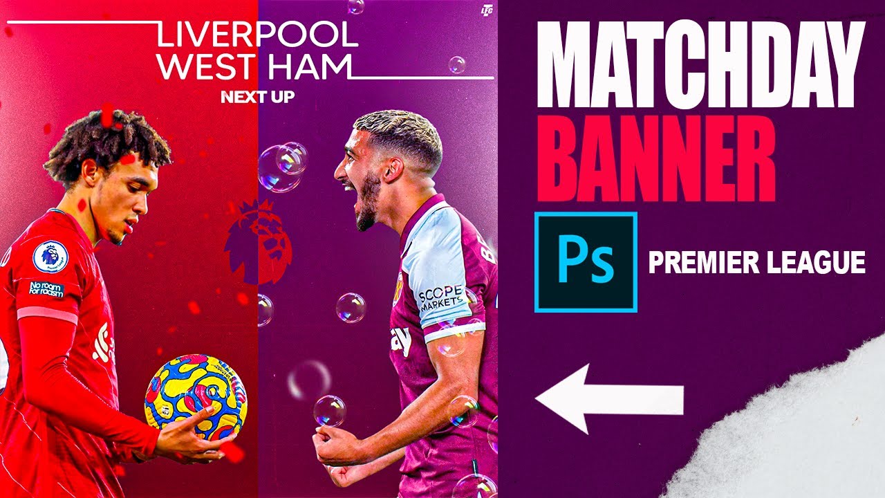 Matchday Tutorial | Photoshop | Premier League - YouTube