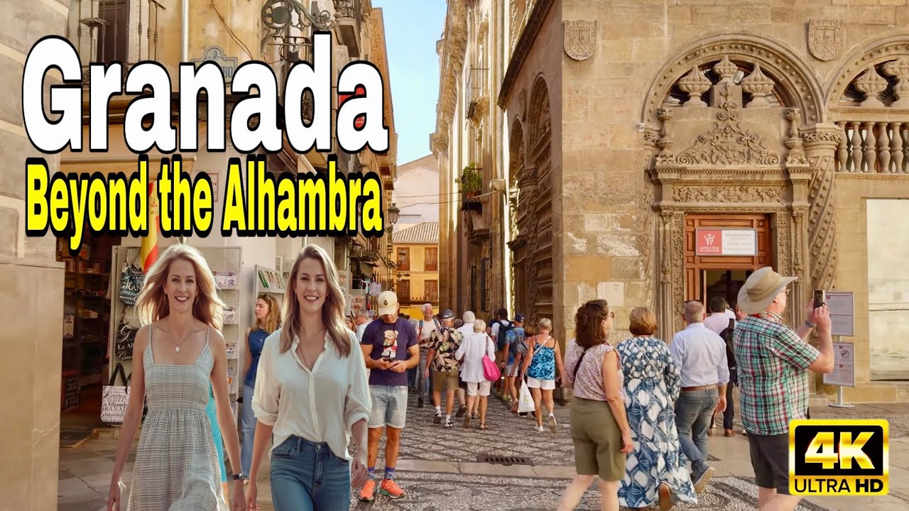 Granada - Spain🇪🇸 | Beyond the ALHAMBRA, The Heart of GRANADA | Walking ...