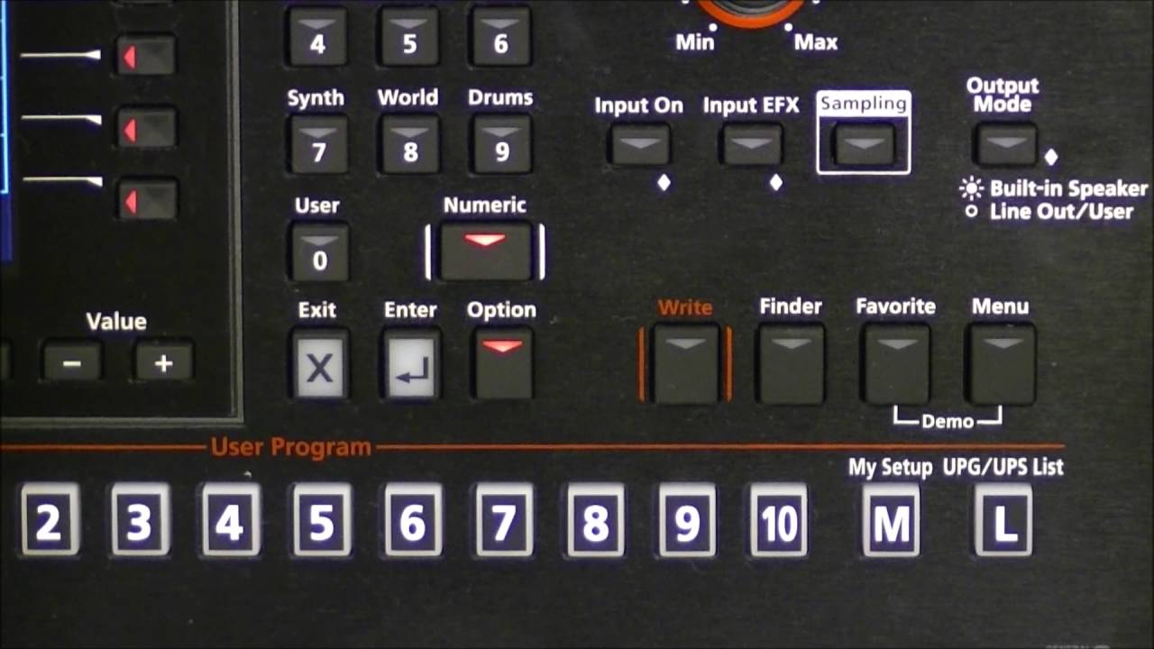 Roland E-A7教學影片010 - User Program(使用者設定記憶)基本篇 - YouTube