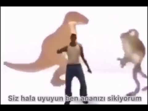 siz hala uyuyun ben ... w/dans eden dinozor ve cj