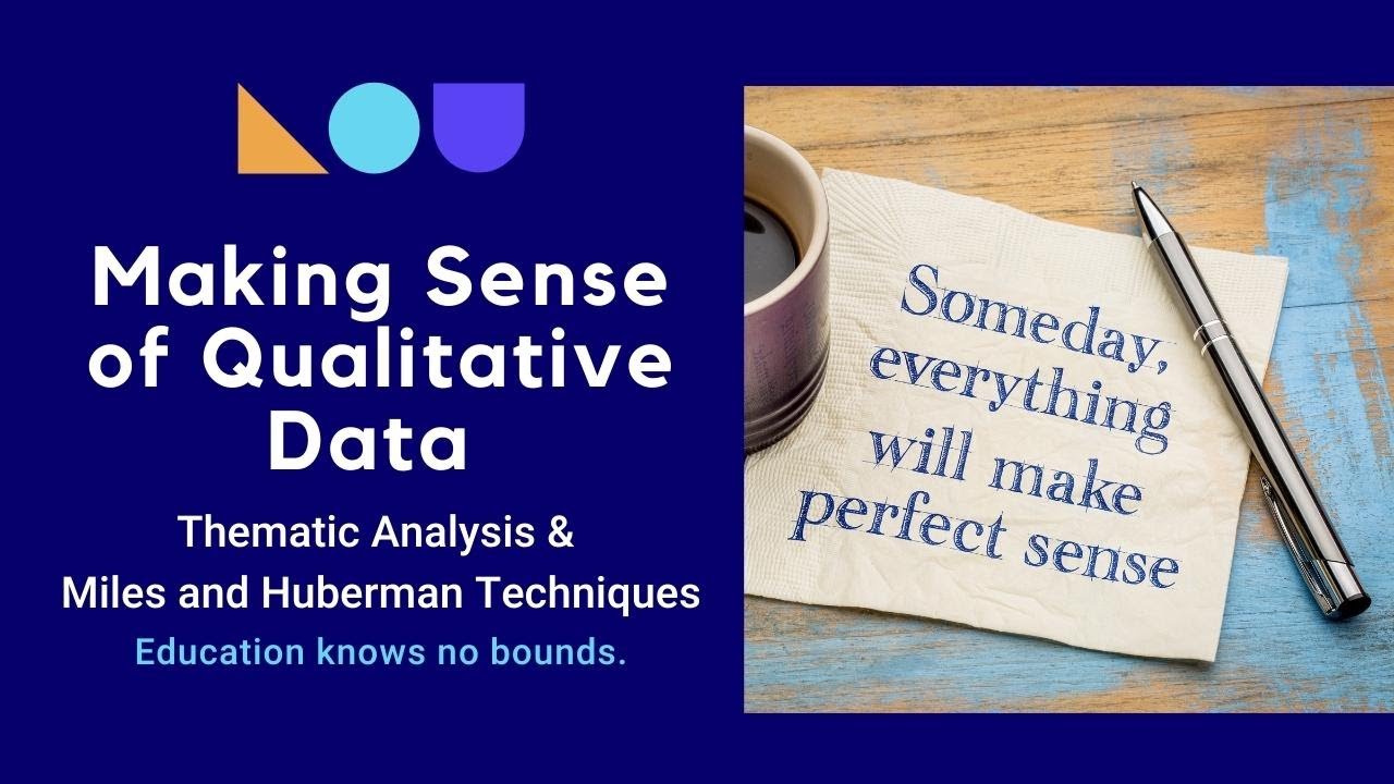 Thematic Analysis and Miles and Huberman Data Analysis Techniques - YouTube