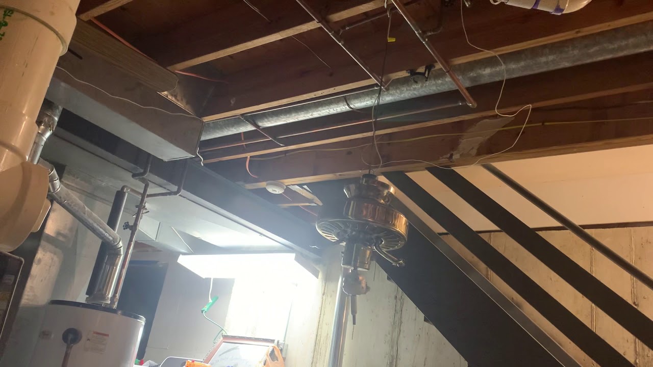 Smashing a ceiling fan pt7 - YouTube