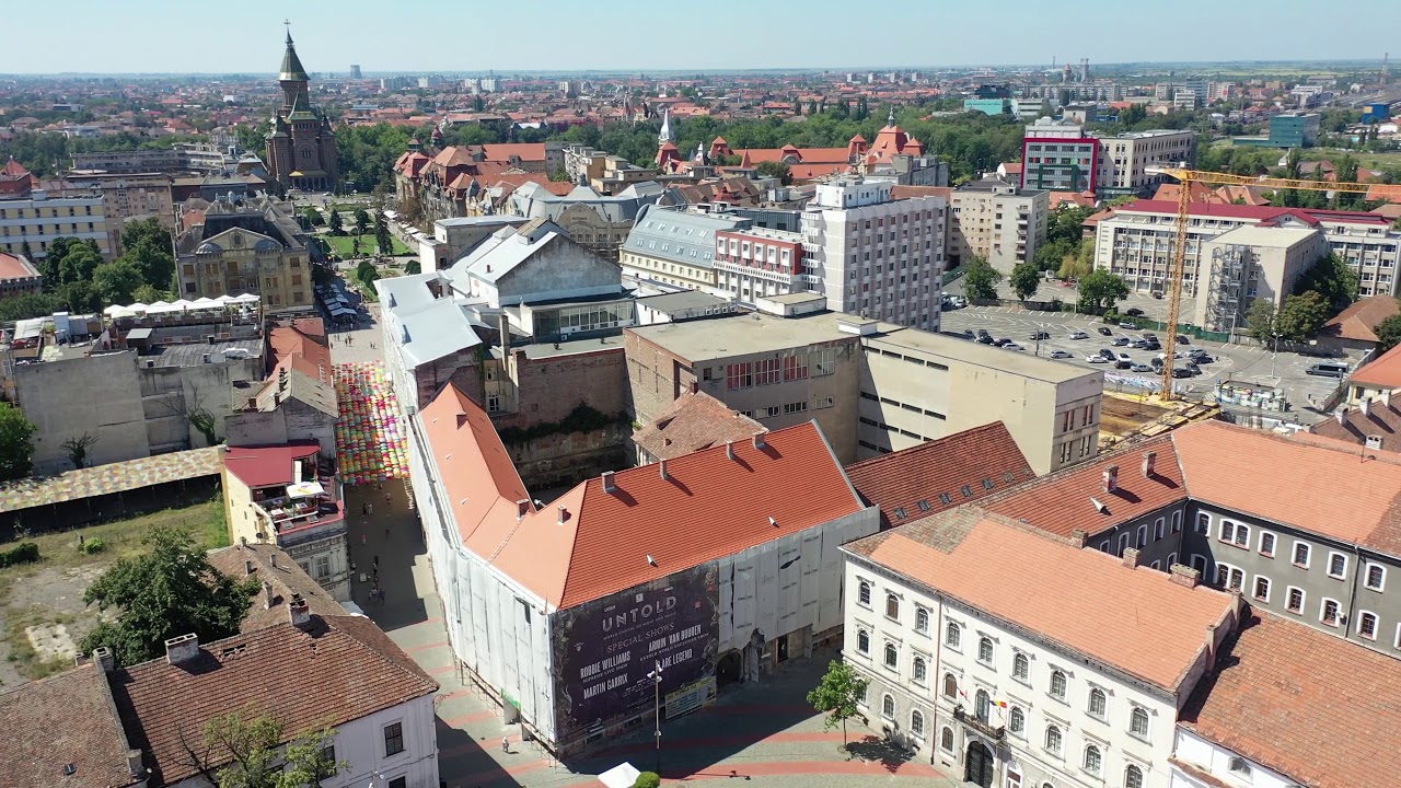 Timisoara Romania by Drone 4K - YouTube