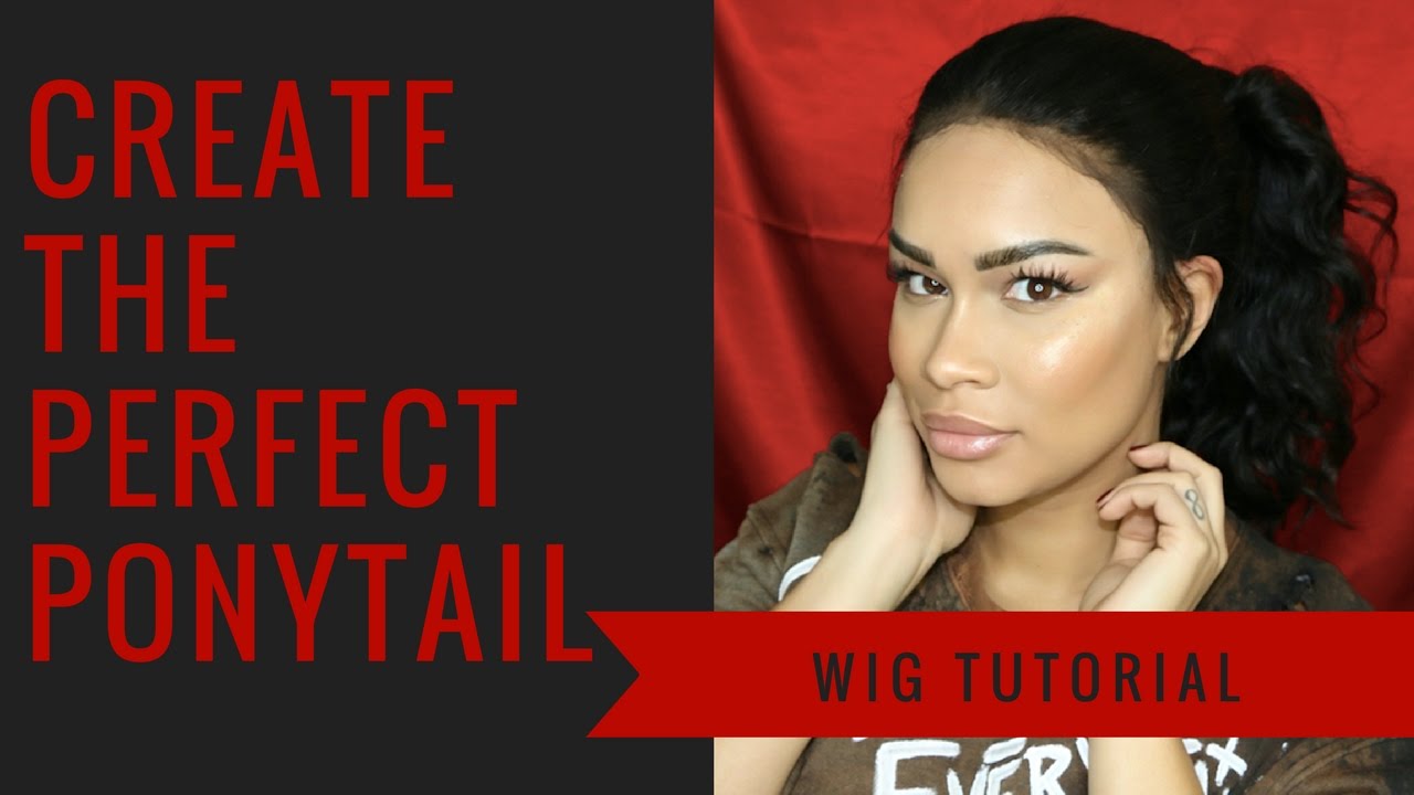 How To Put Your Wig in a Ponytail [TWO EASY WAYS] - WOW AFRICAN 360 ...