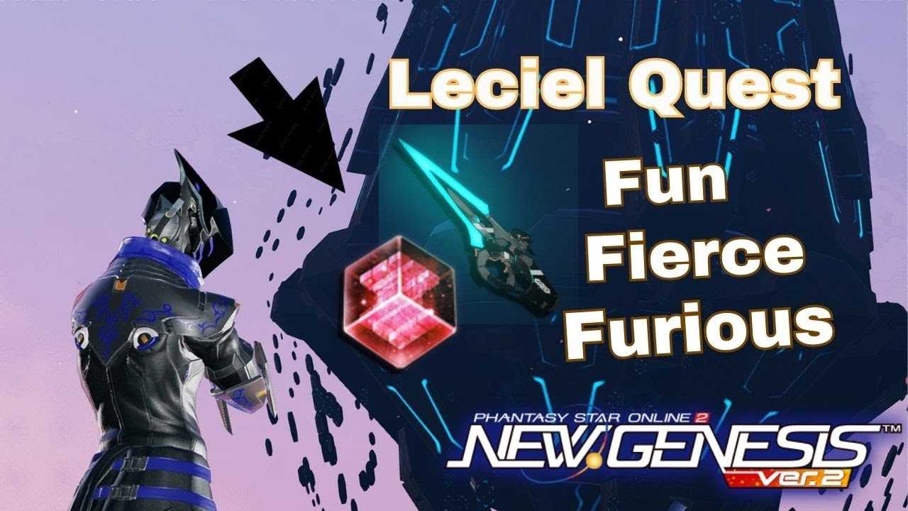 PSO2 NGS Leciel Quest Review - YouTube