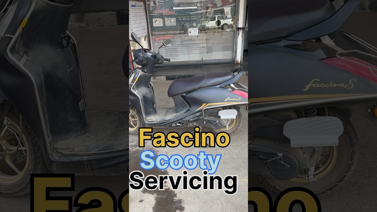 Fascino Scooty servicing, second time| TOP MODEL, FASCINO SCOOTY 2023 ...