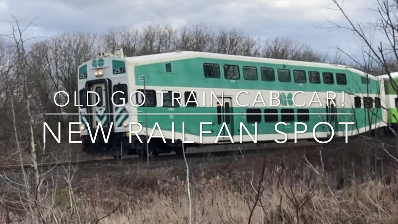 An Old Go Train Cab Car is Blowing the Emergency Horn for Some Reason ...