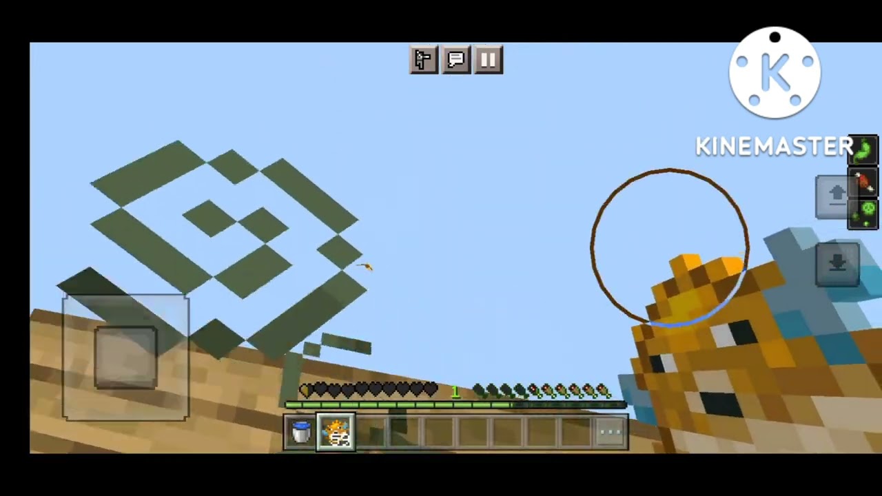 I have done hardest clutch in Minecraft with nausea effect ...