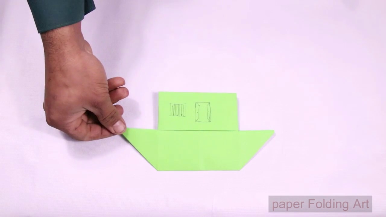 How to make a house with paper| Paper Folding Art - YouTube