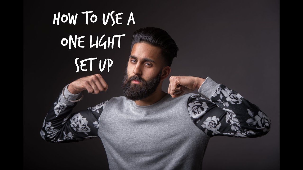 How to Use A One Light Setup - YouTube